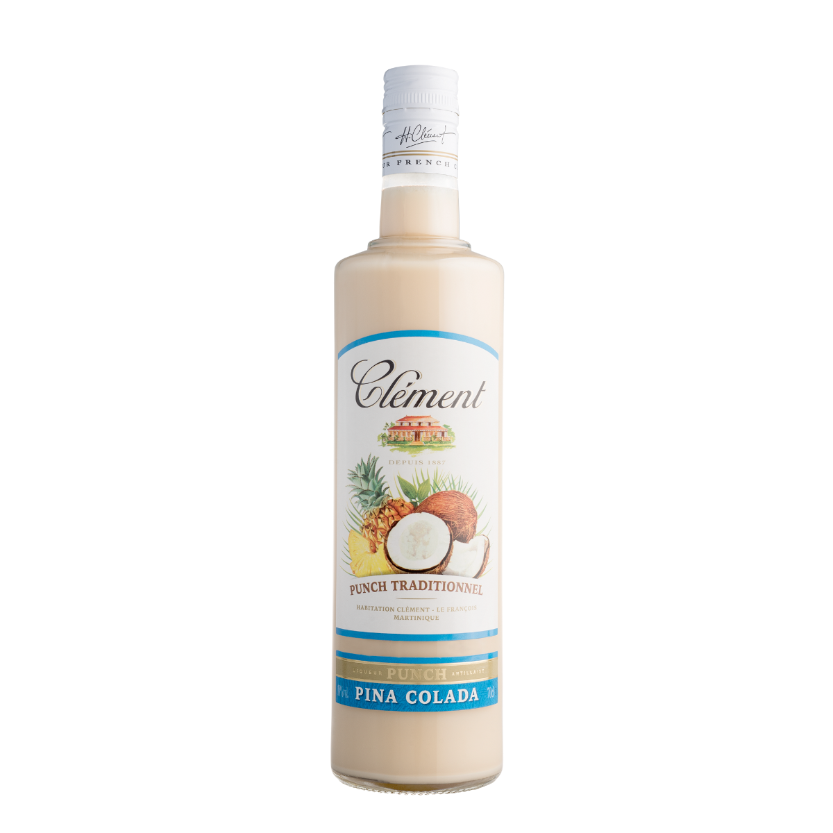 Punch Clément - Piña Colada 18° 70cl – Rhums des îles