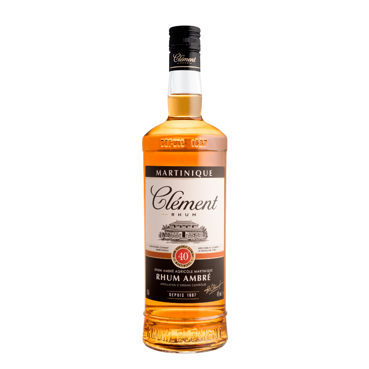 Rhum Clément Ambré - 40° 1L – Rhums des îles