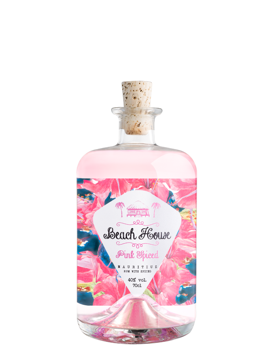 Rhum Spiced Beach House - Pink 40° 70cl – Rhums des îles